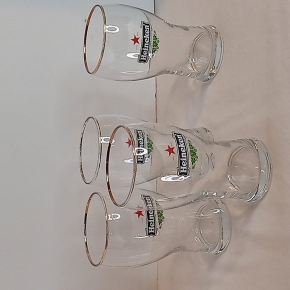 Heineken | Dining | Vintage Heineken Red Star Pub Glasses Set Of 4 ...